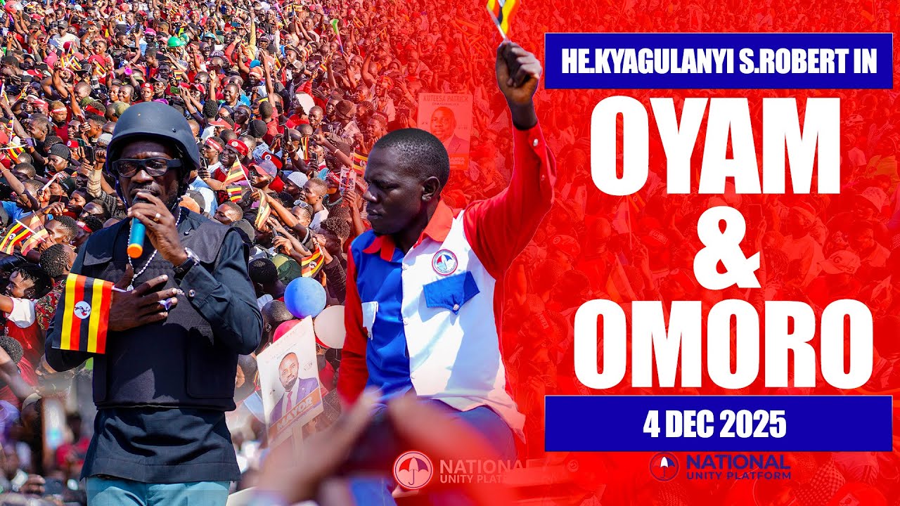 H.E BOBI WINE LIVE,CAMPAIGN OYAM,OMORO #bobiwinelive #live - YouTube