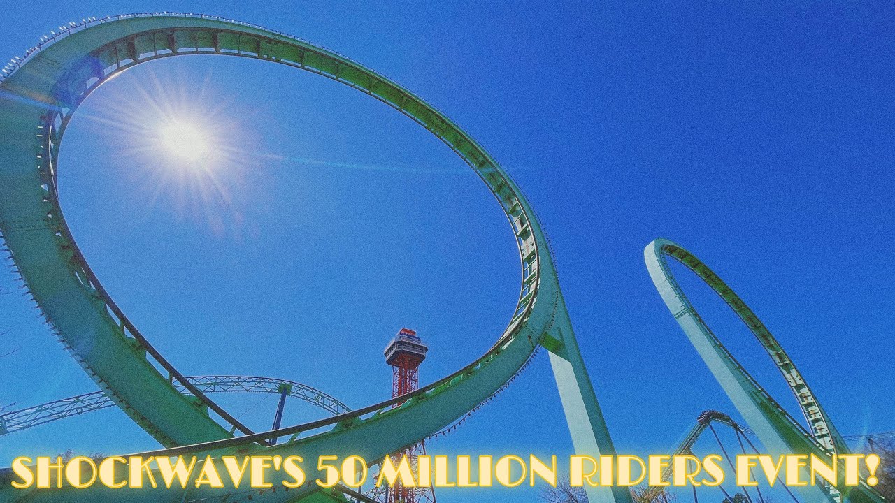 Roller Coaster Archives: Shockwave’s 50 Million Riders Event! - YouTube