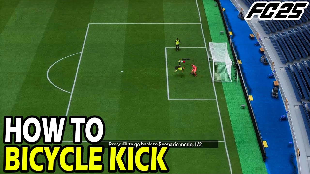 How to Bicycle Kick in EA FC 25 - YouTube