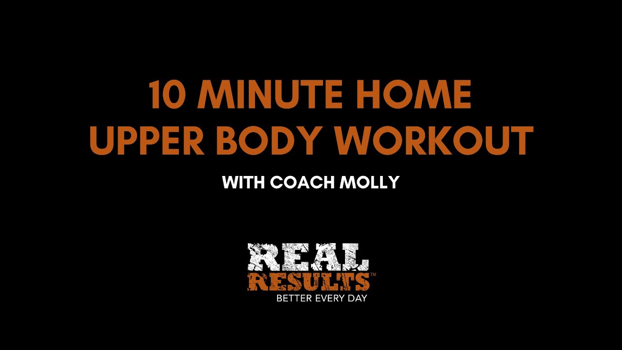 Upper Body Workout with Coach Molly - YouTube