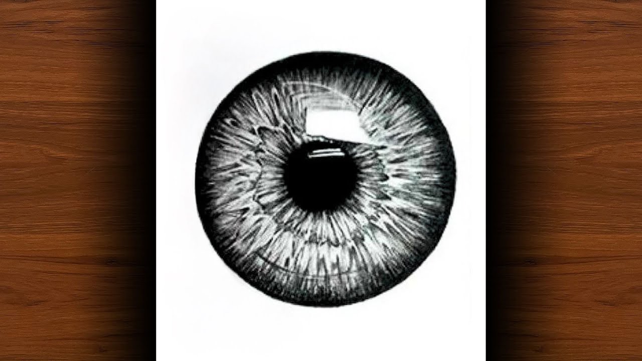 Realistic Eye Pupil Drawing Tutorial Easy & Step by Step for Beginners ...