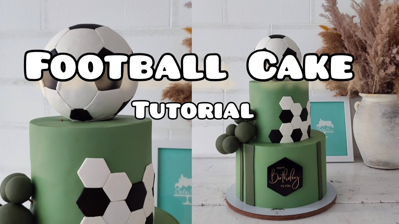 easy football cake tutorial 🫡#footballcake #tutorial #cakedecorating ...