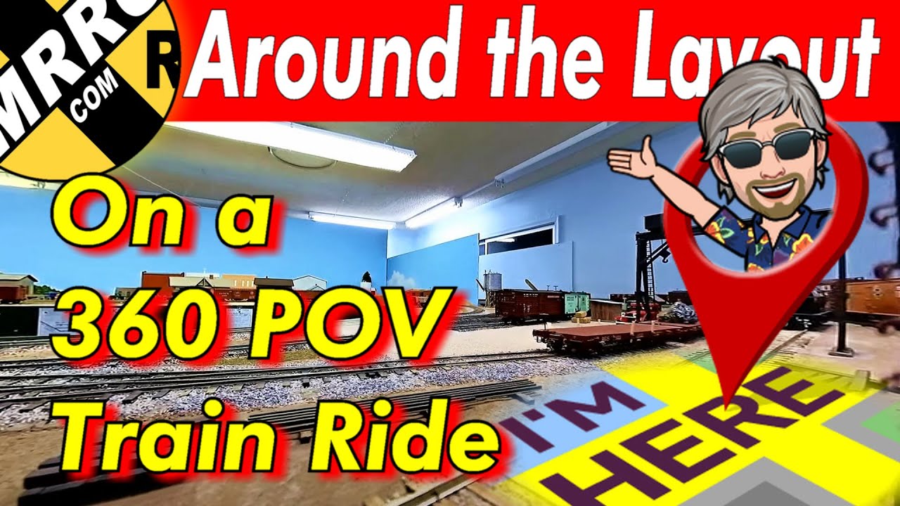 Take a trip with me on a Model Train Ride along - YouTube