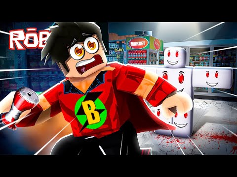 GECE 3'te TEK BAŞIMA MARKETE GİTTİM 😱 Roblox get a drink at 3 am