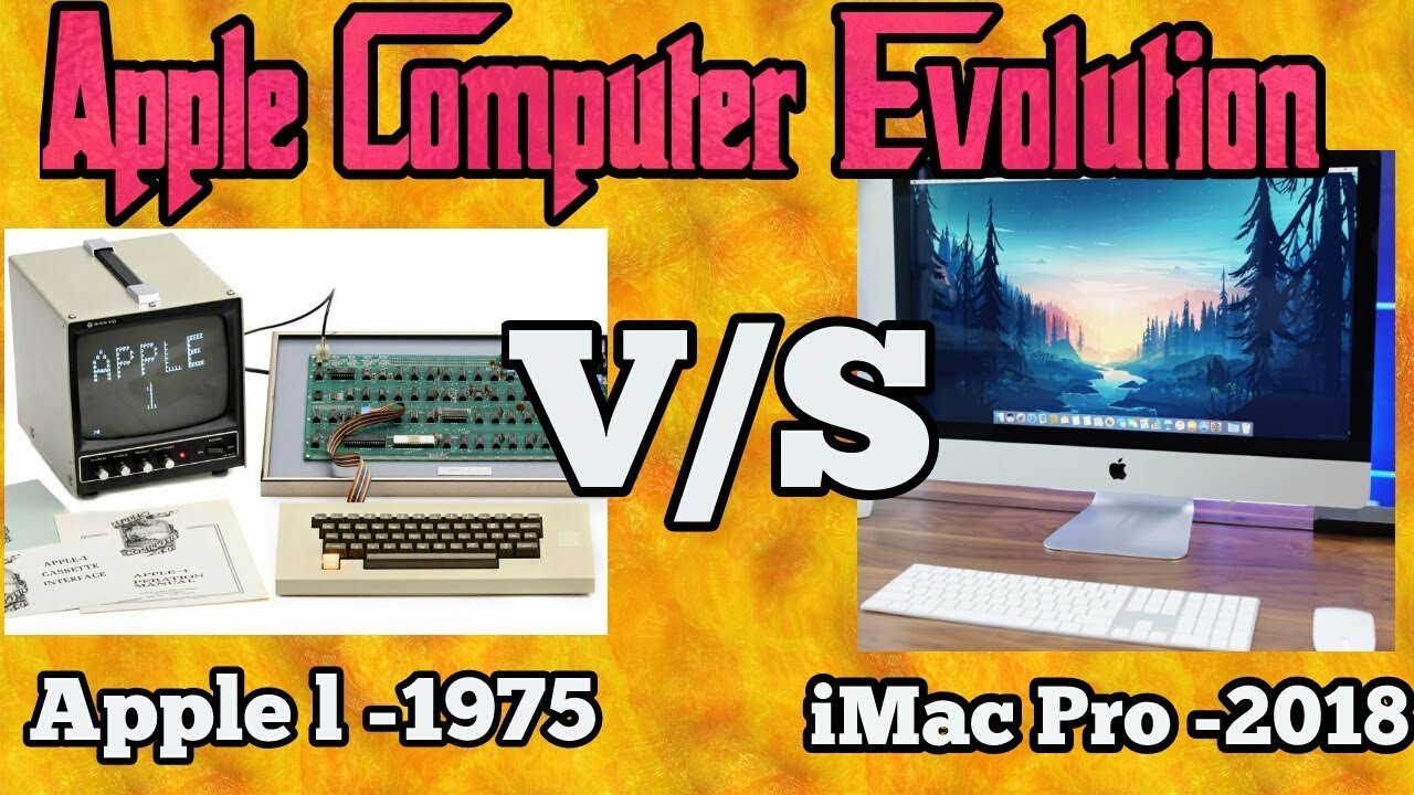 Apple computer evolution 1975-2018 - YouTube
