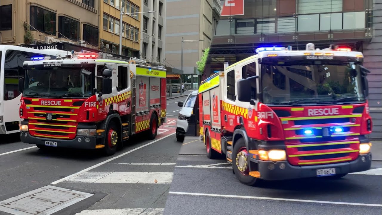 (RP1) FRNSW [CITY OF SYDNEY] Responding | Castlereagh St, Sydney - YouTube
