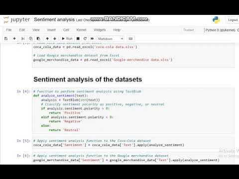 Coca Cola Sentiment Analysis (NLP) Using Python Jupyter Notebook.... - YouTube