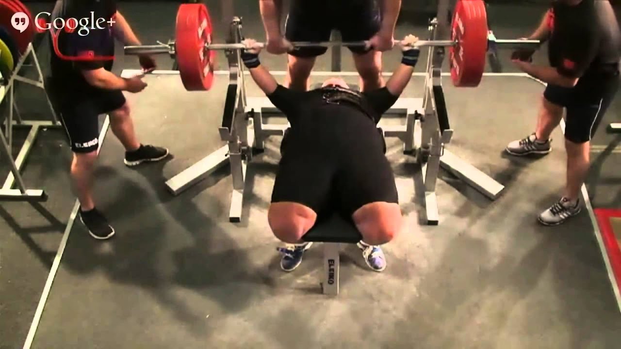 227 kg (500lb) world record bench press – Hildeborg Hugdal - YouTube