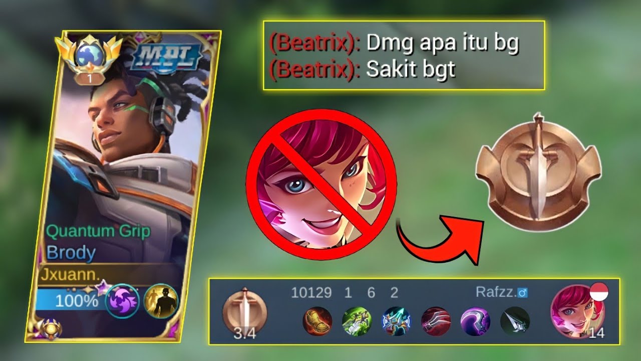 CARA COUNTER BEATRIX MENGGUNAKAN BRODY | BRODY BEST BUILD 2023 - Mobile ...