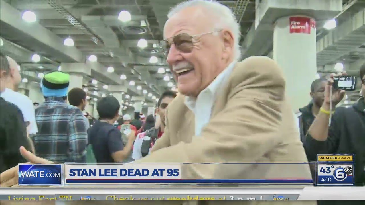 Stan Lee dead at 95 - YouTube
