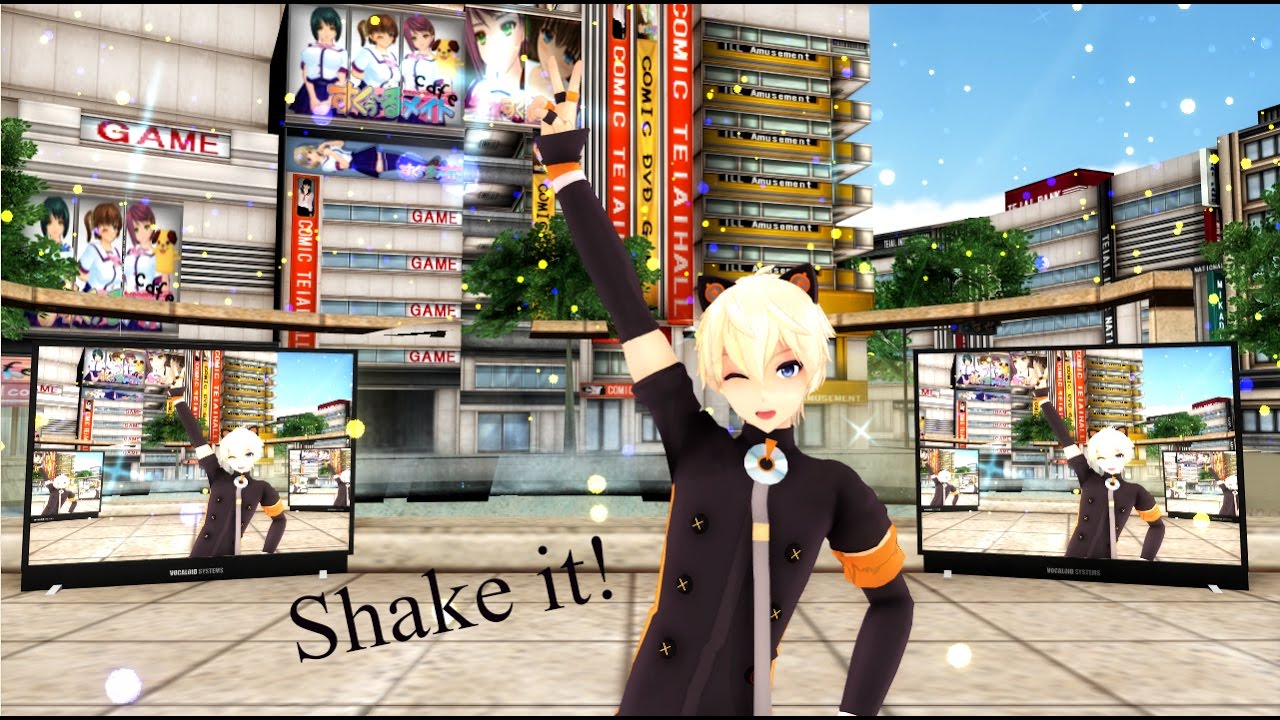 【MMD】Shake It! 【Mikuo - ZeeU - Meito】【60fps】 - YouTube