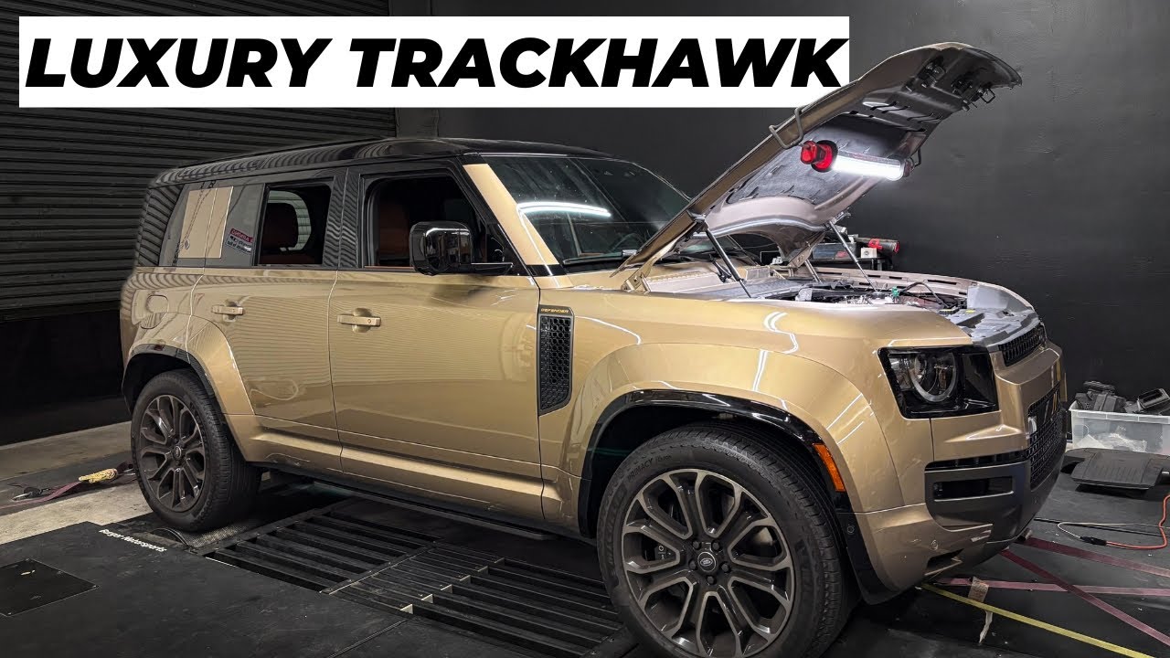 Before and After Tuning Land Rover Defender Octa - YouTube
