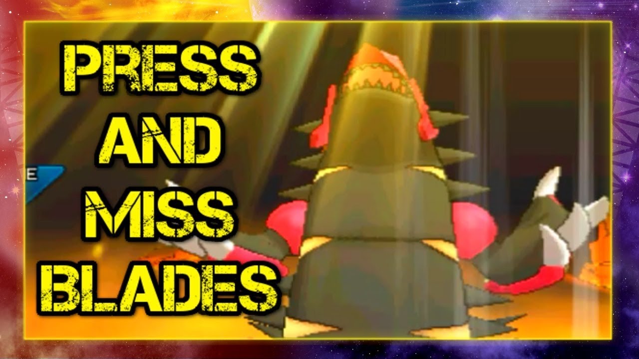 Pokemon Ultra Sun and Moon VGC 2019 Battle - Press and Miss Blades ...