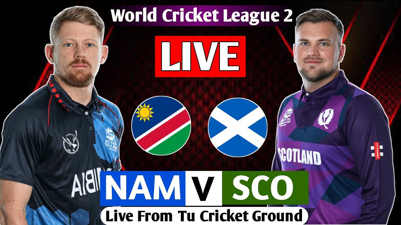 SCOTLAND VS NAMIBIA WORLD CRICKET LEAGUE 2 LIVE MATCH || NEP VS NAM ODI ...