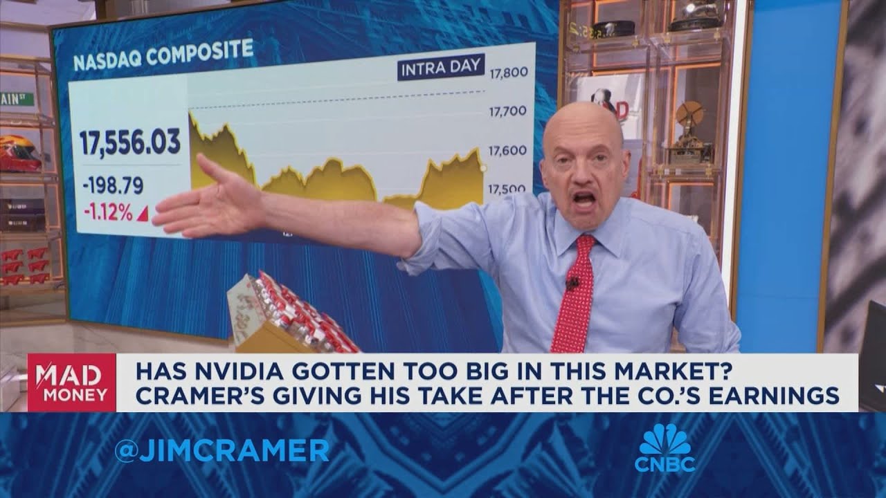 Nvidia has become overly important to the markets, says Jim Cramer ...