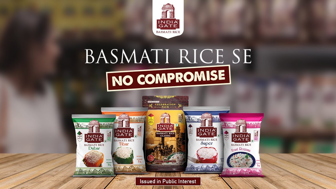 Make the right choice with India Gate Basmati Rice - YouTube