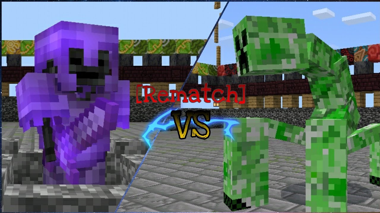 Wither Skeleton Vs Mutant Creeper [Rematch] - YouTube