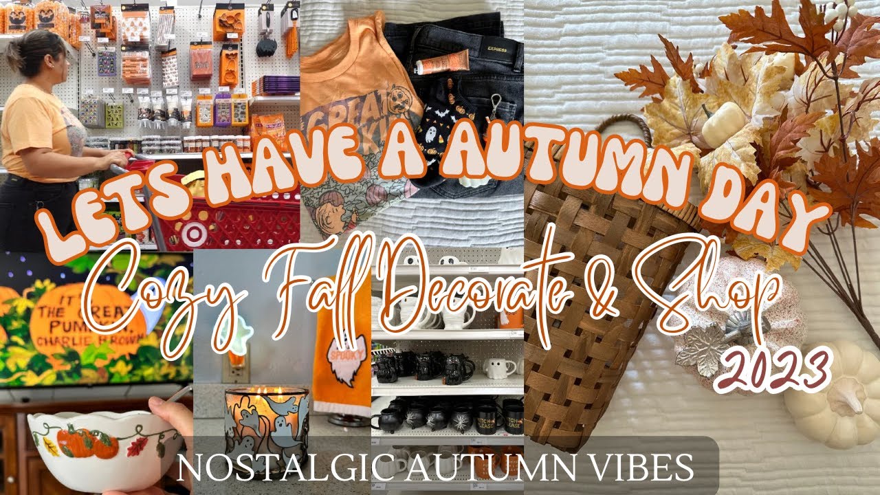 FALL DAY IN THE LIFE 2023 Decorate Fall with me, 🍂Nostalgic Autumn day ...