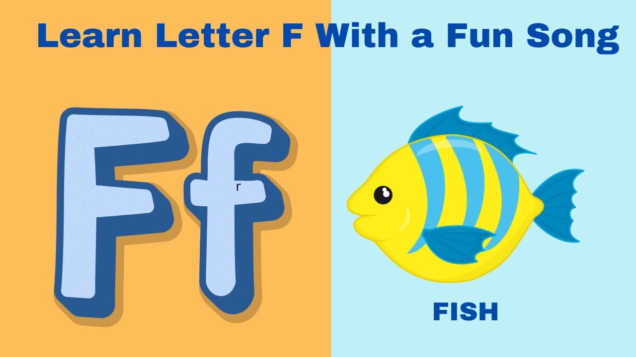 Learn Letter F With a Fun Song/Educational Alphabet Song for kids. # ...