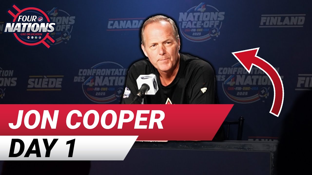 Jon Cooper Interview | FOUR NATIONS FACE-OFF - YouTube
