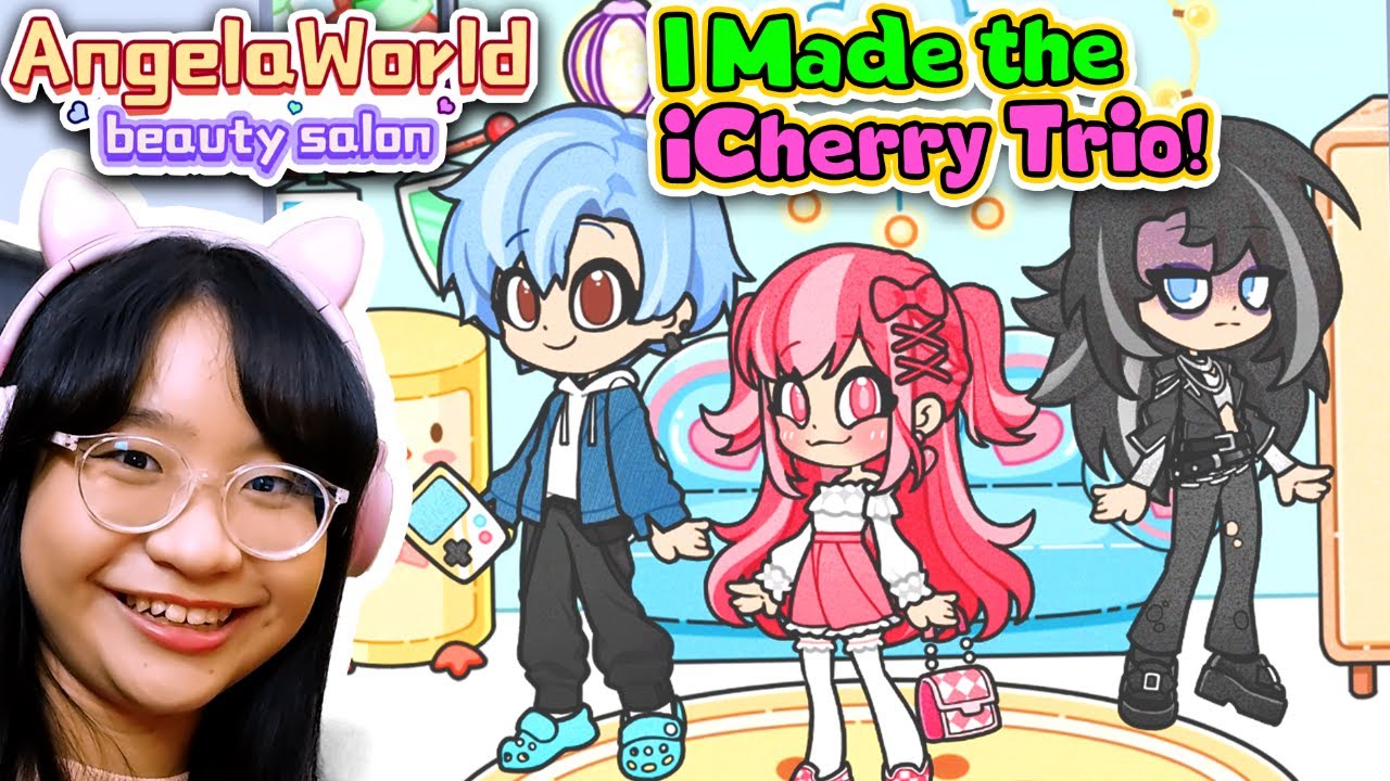I Made The iCherry Trio in Angela World Beauty Salon! - YouTube