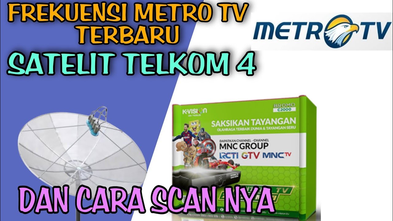 Cara Scan Dan Memasukkan Frekuensi Terbaru METRO TV Di Satelit Telkom 4 ...