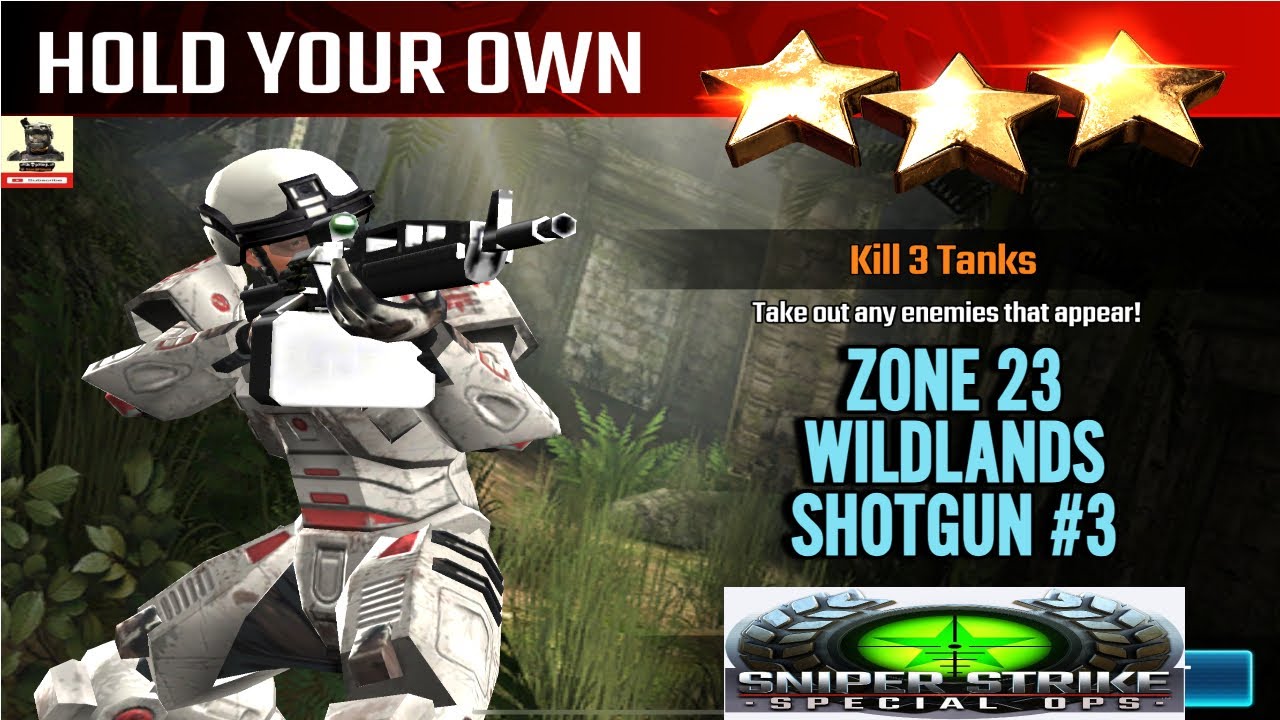 Campaign Zone 23 Wildlands Hold your Own Shotgun mission #3 Sniper ...
