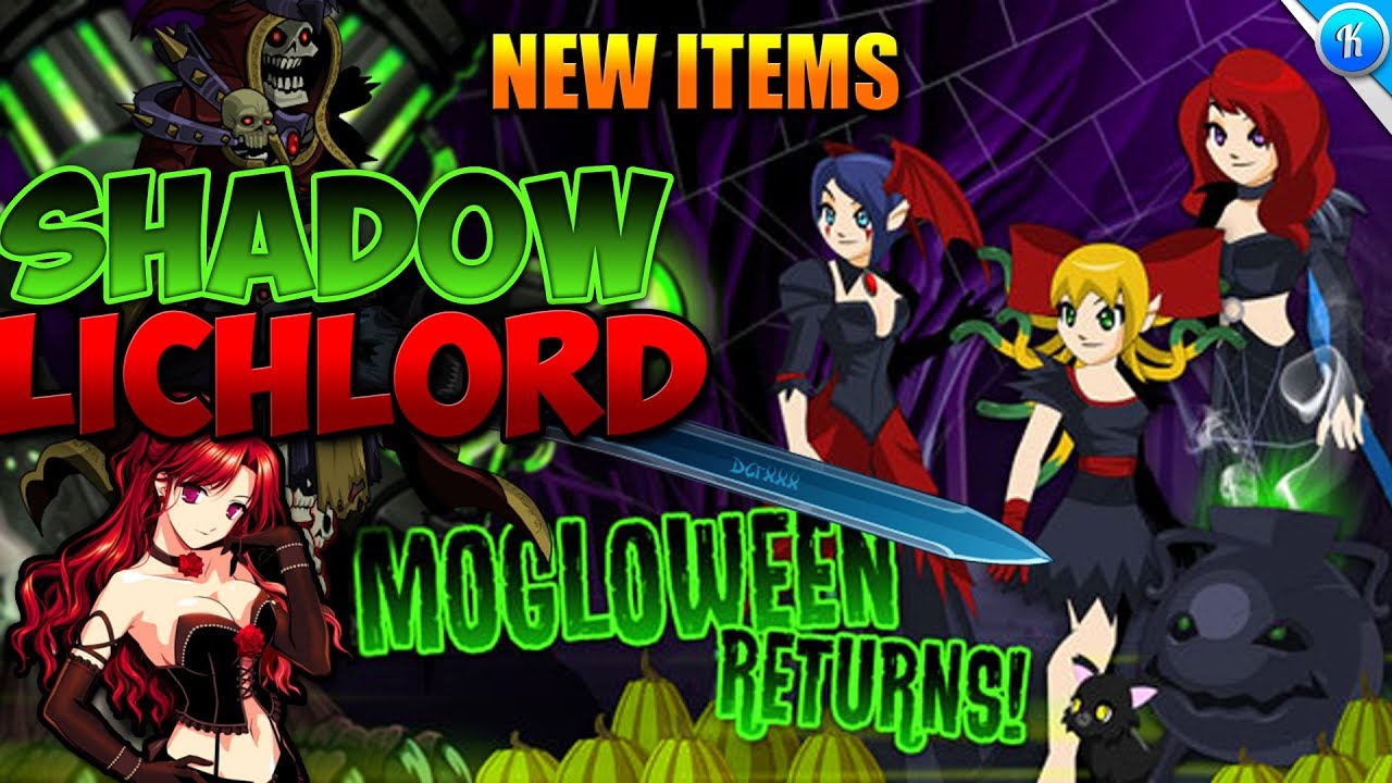 Shadow LichLord New Items Mogloween 2017 AQW AdventureQuest Worlds ...