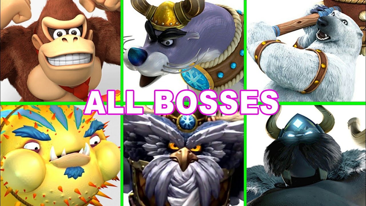 Donkey Kong Country Tropical Freeze Bosses Donkey Kong Country Returns