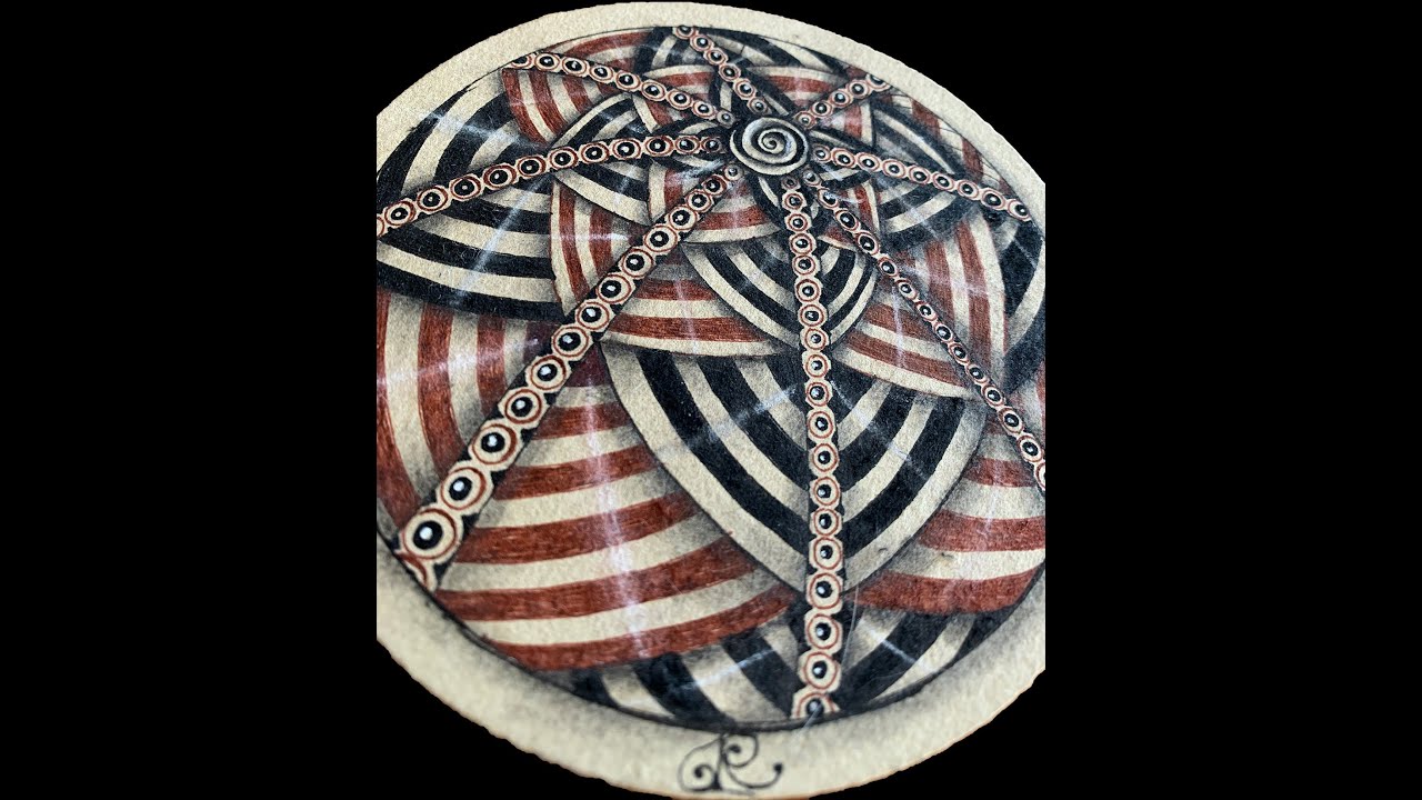 Shattuck Sphere Tangle Tutorial with Annie Reiser, CZT - YouTube