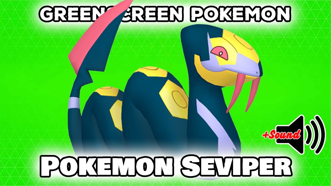 Pokemon Seviper | GreenScreen | Pokémon GO | 👍POGO - YouTube