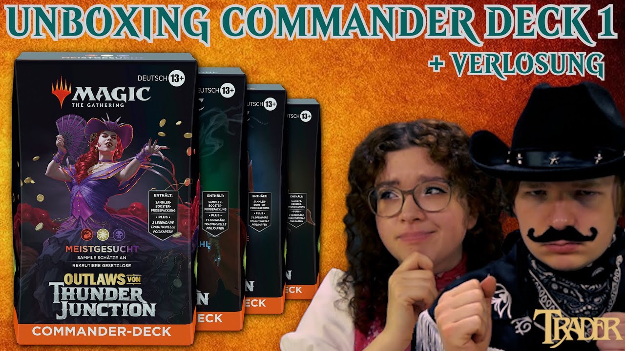 MTG Outlaws of Thunder Junction Opening Commander Deck deutsch #1 | Magic the Gathering | Trader ...