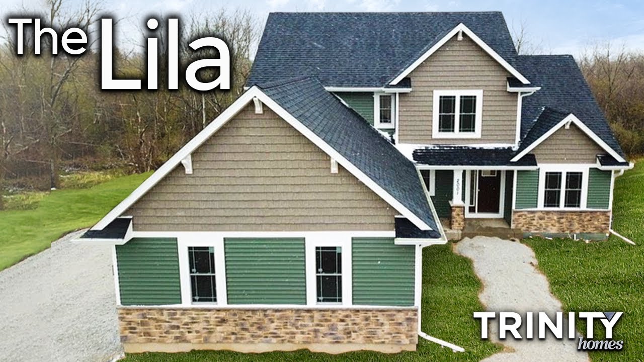 Custom Lila Two-Story Home Design - By Trinity Homes Builders, WI - YouTube