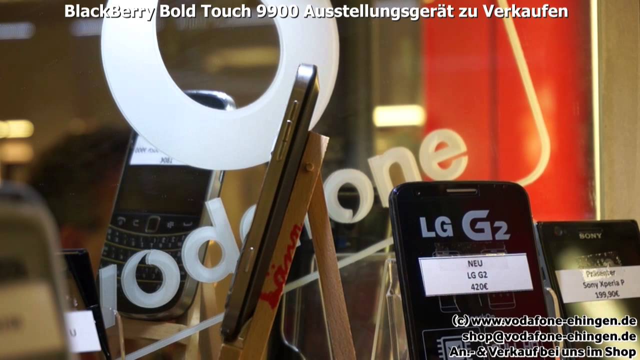 BlackBerry Bold Touch 9900 Ausstellungsgerät zu Verkaufen - YouTube
