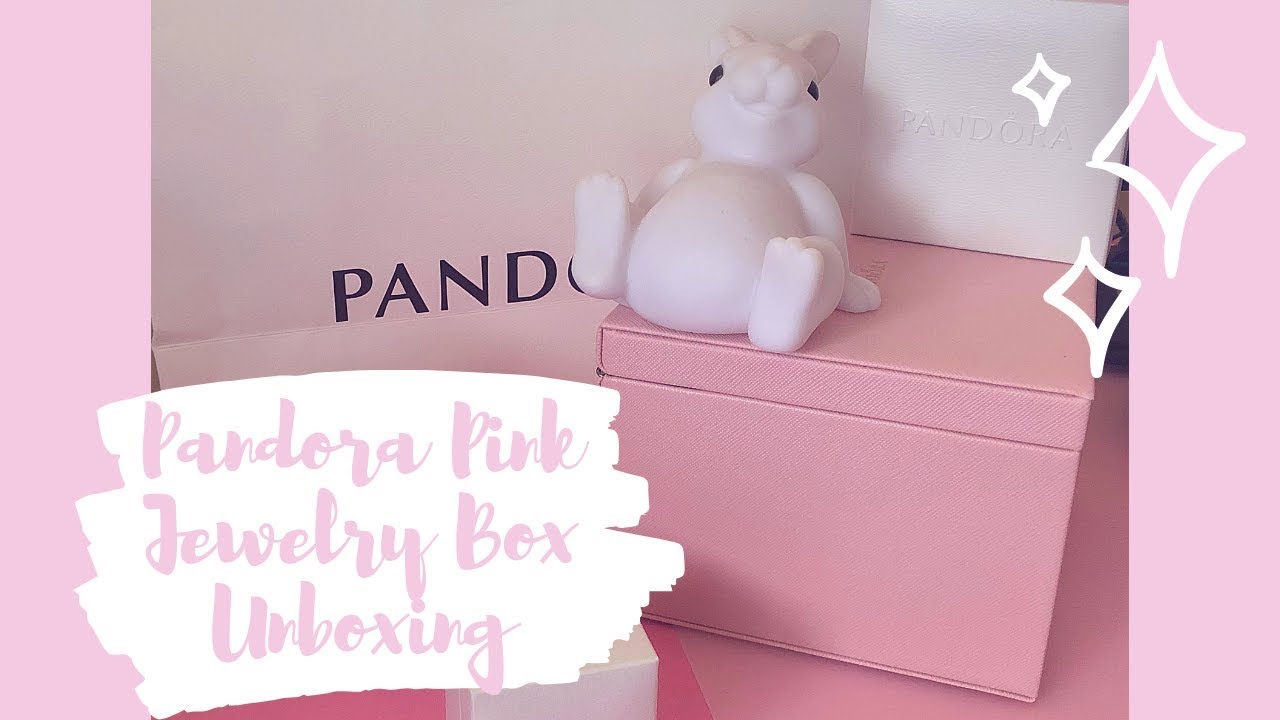 New Pink Pandora Jewelry Box Unboxing ! - YouTube