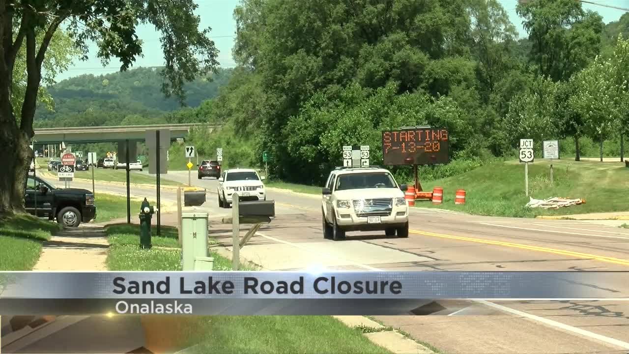 Sand Lake Road closing for pavement project - YouTube