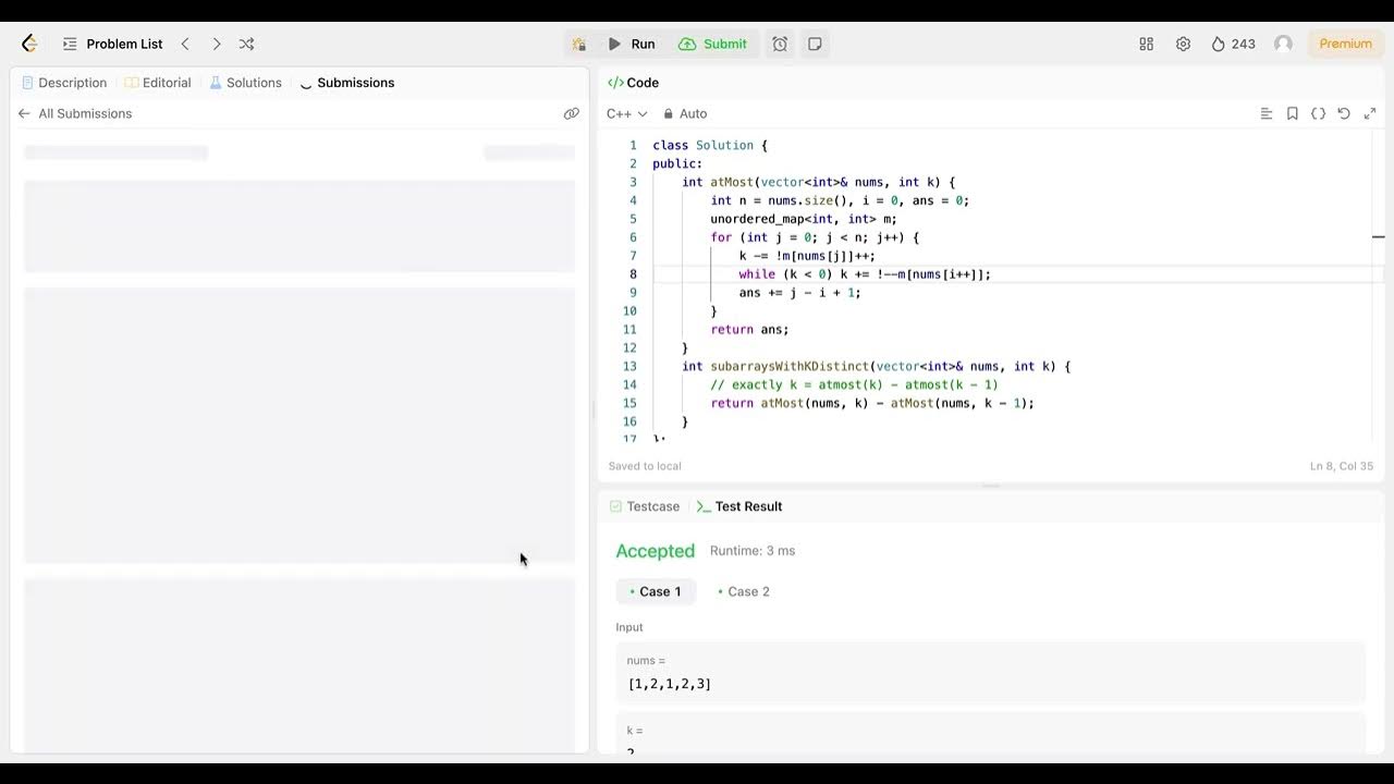 Leetcode Dcc March 2024 Day 30 992 Subarrays With K Different Integers Youtube