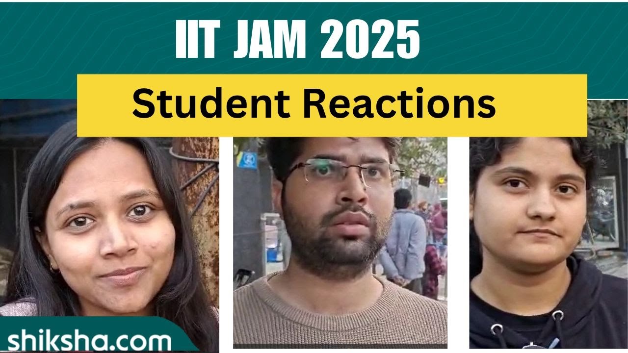 IIT JAM 2025 Student Reactions - YouTube