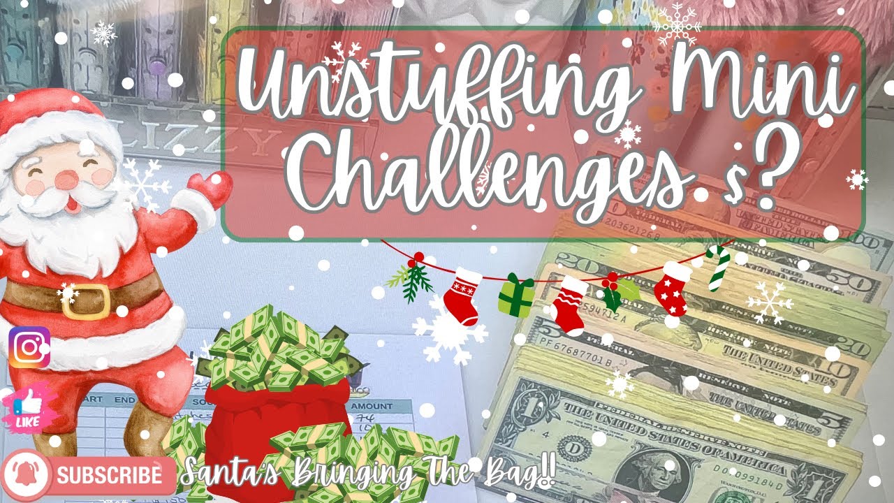 Unstuffing Mini Challenges | Mini Monday | Savings Challenges - YouTube