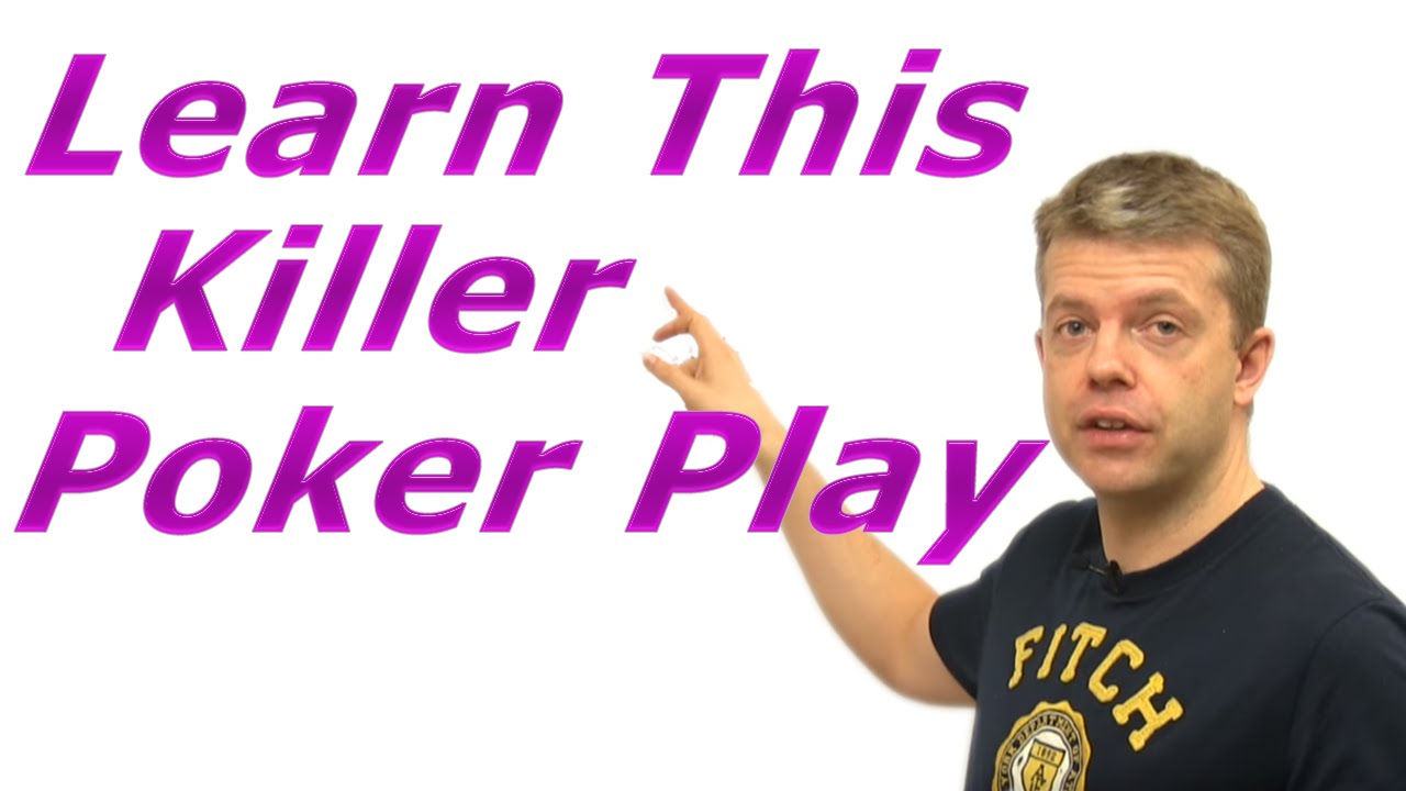A Killer Poker Play to STEAL chips! - YouTube