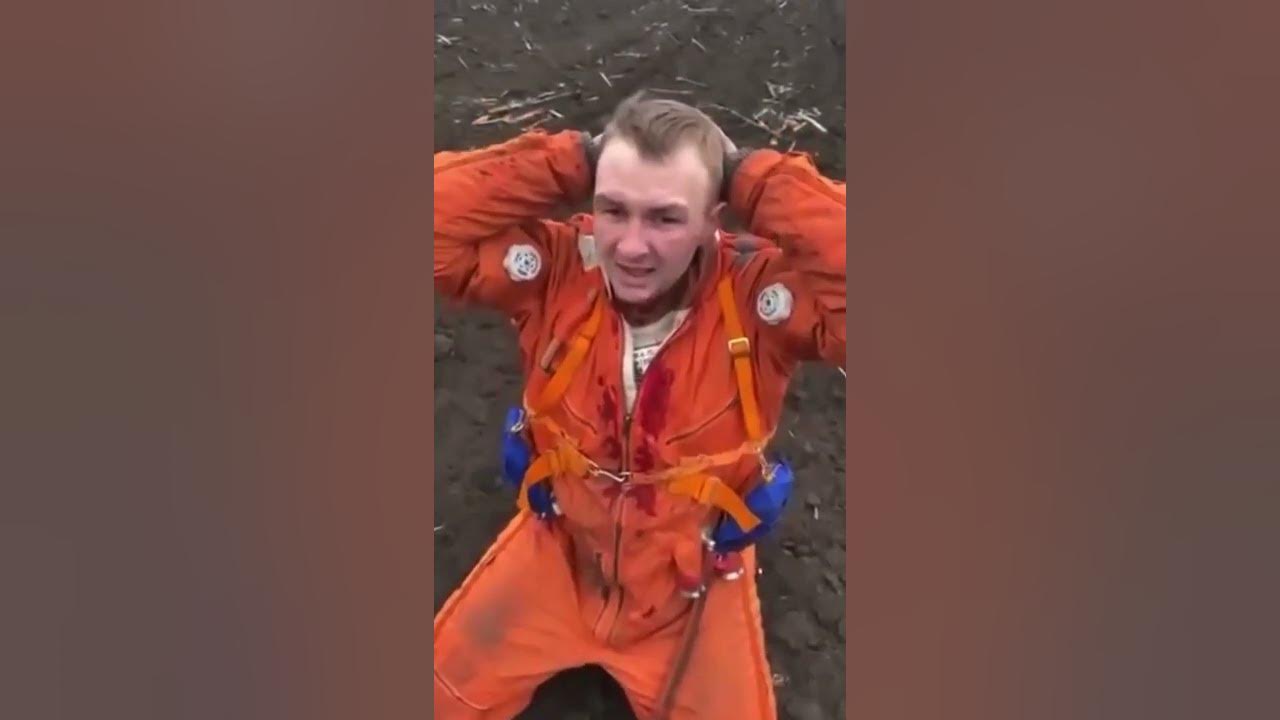 Ukraine War Russian Pilot After Emergency Landing Youtube