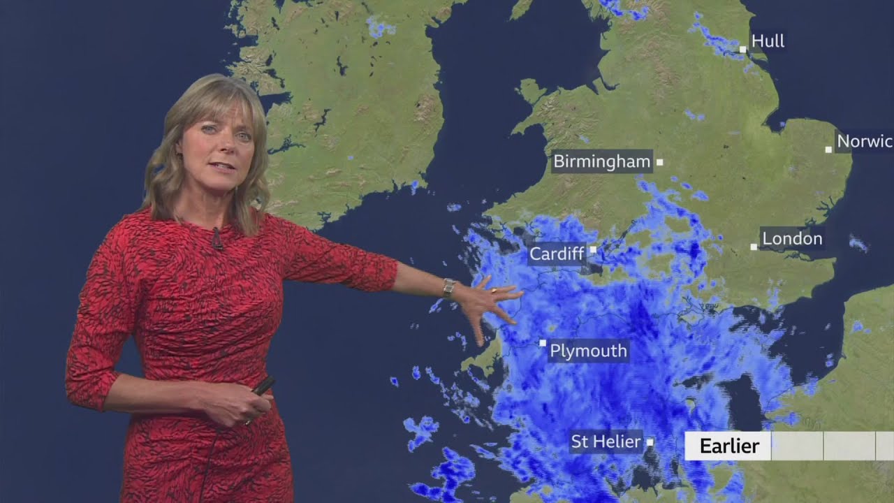 Louise Lear - BBC Weather 10/07/2021 - HD - YouTube