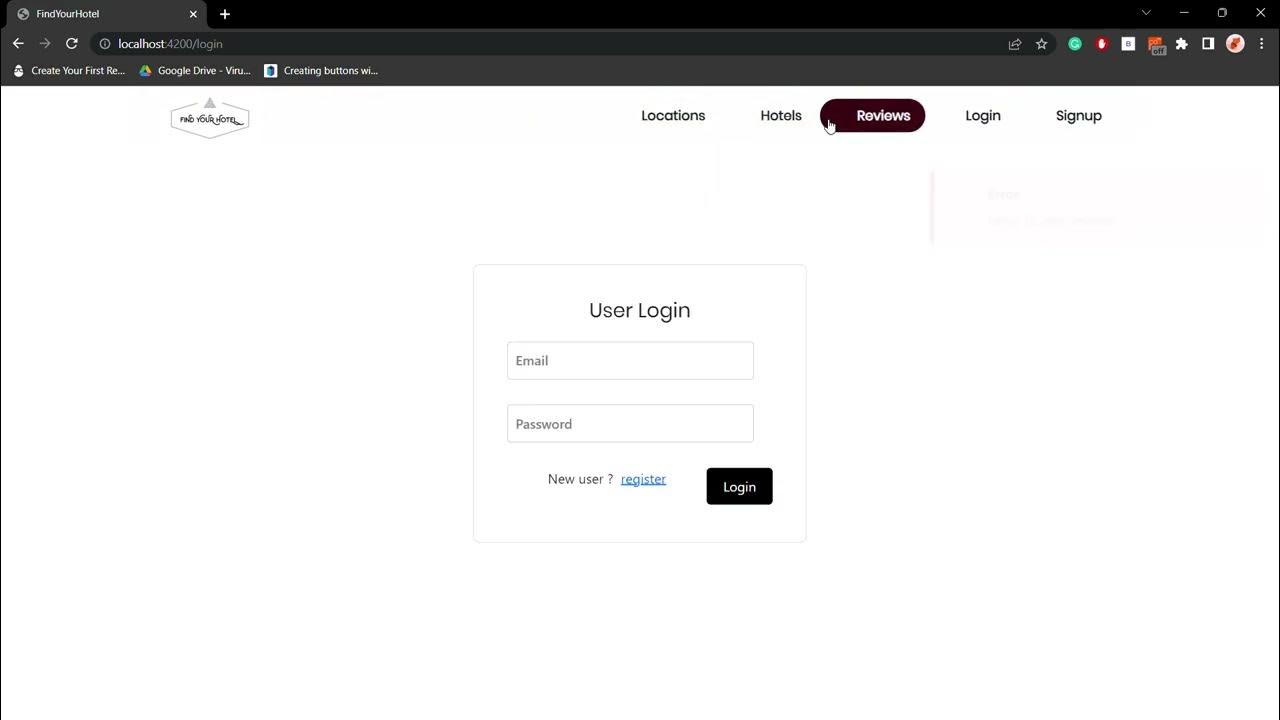 Find your Hotel | Angular 14 | spring boot | firebase Auth | full stack project by on user ...