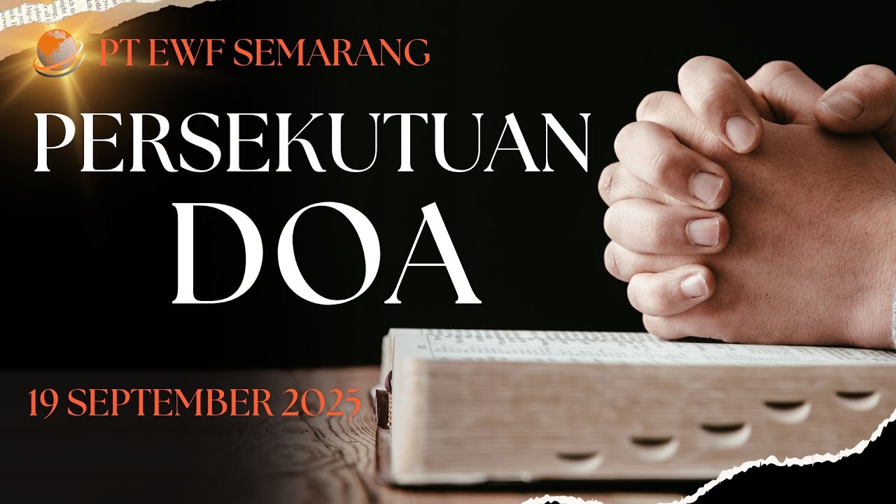 Ibadah Persekutuan Doa 19 september 2025 - YouTube