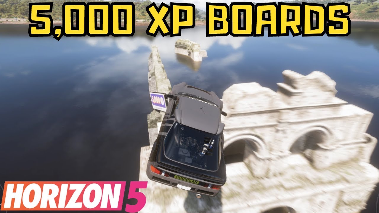 Forza Horizon 5 | Smashing all 5,000 XP Boards - YouTube