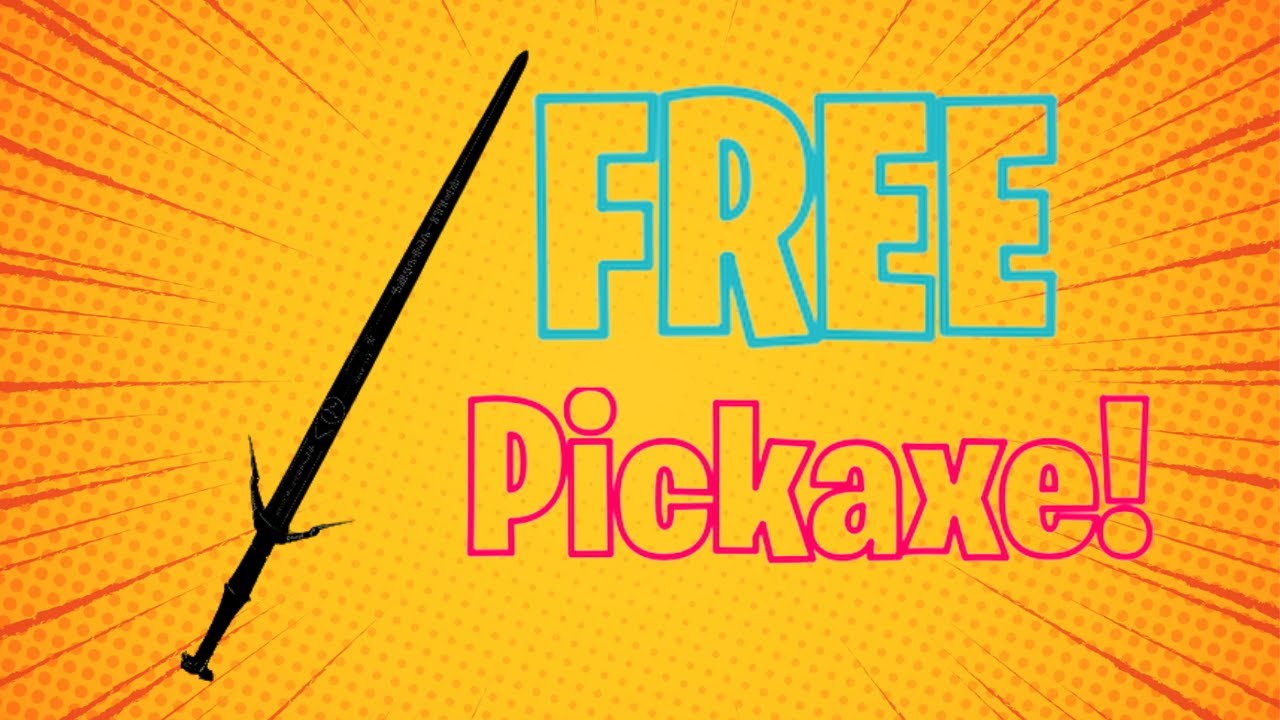 How to get a FREE Pickaxe in Fortnite! - YouTube