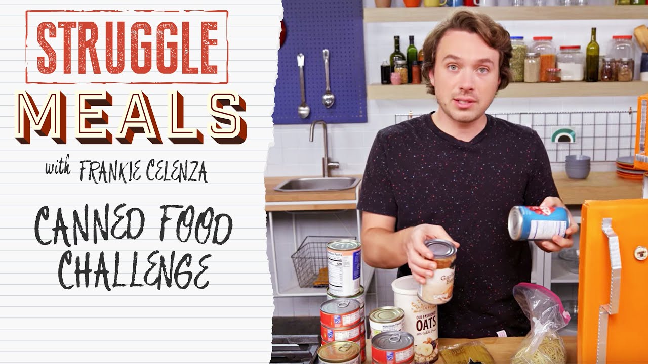 Getting Creative with Canned Food | Struggle Meals Challenge - YouTube