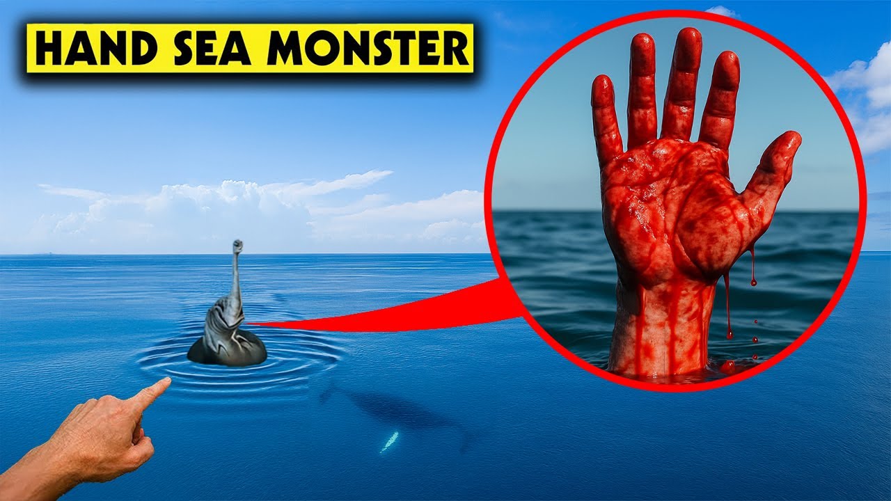 I CAUGHT the Hand Sea Monster in Real Life!! (very dangerous) - YouTube