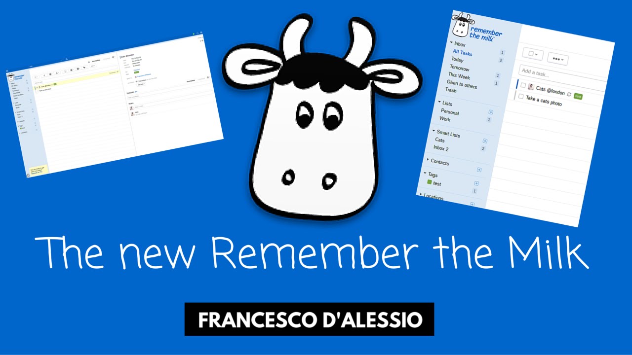 The new Remember the Milk - YouTube