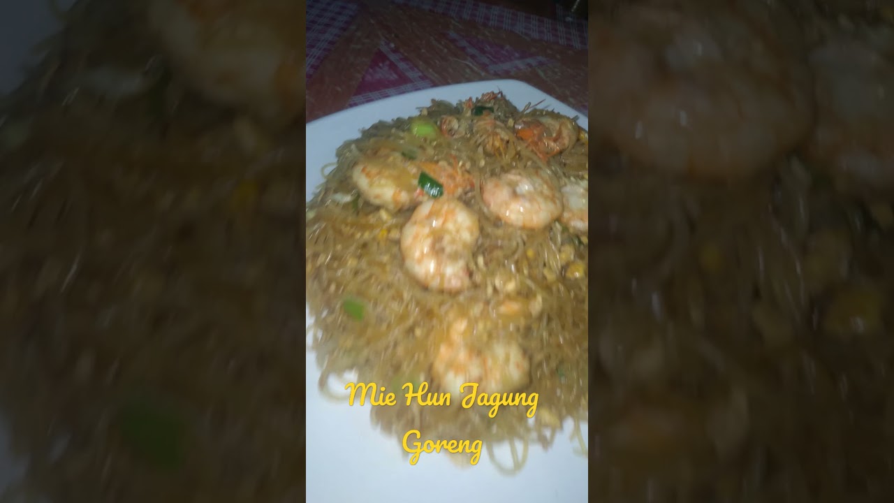 Mie hun Jagung goreng, ala mie balap - YouTube
